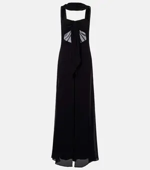 Christopher Esber Reverse Draped Silk Gown