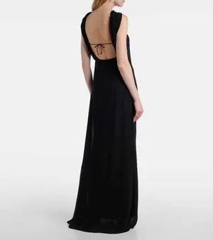 Christopher Esber Reverse Draped Silk Gown