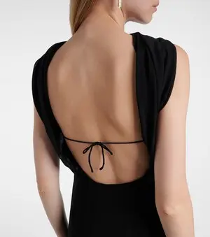 Christopher Esber Reverse Draped Silk Gown