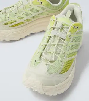 Hoka One One Mafate Three2 Grid Sneakers - White
