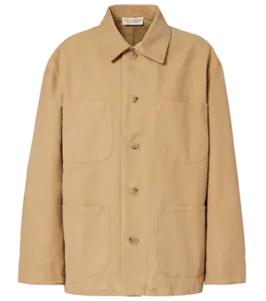 NILI LOTAN Samy Cotton Overshirt - Beige