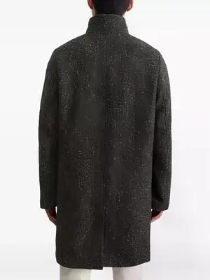 Marc O'polo Textured Button Coat - Black