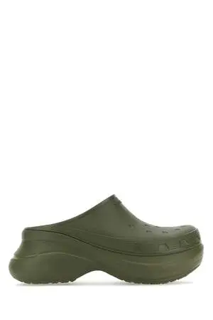 Balenciaga Slide Furry Slippers - Beige