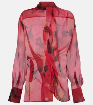 Victoria Beckham Printed Blouses