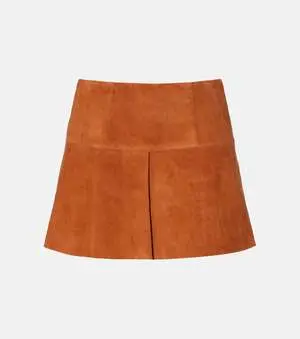 Isabel Marant Étoile Dilara Suede Miniskirt - Brown
