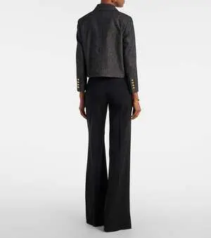 NILI LOTAN Chamonix Cotton And Wool-blend Jacket