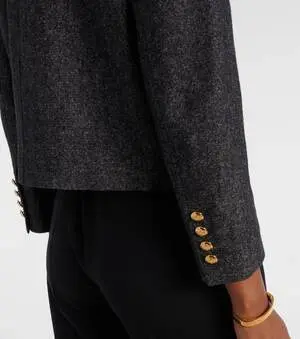NILI LOTAN Chamonix Cotton And Wool-blend Jacket