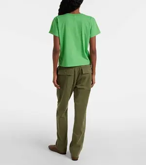 LESET Margo Cotton Jersey T-shirt - Green