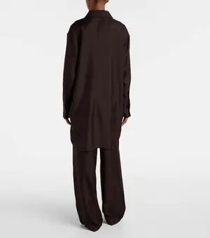 RÓHE Oversized Silk Shirt