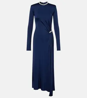 David Koma Metallic Evening Dresses