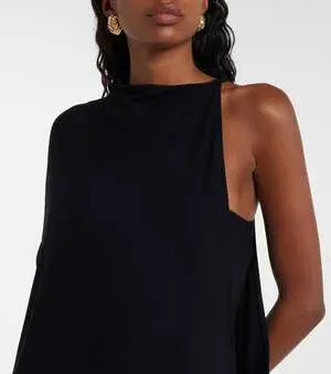 Magda Butrym Caped Asymmetric Gown