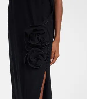 Magda Butrym Caped Asymmetric Gown