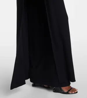 Magda Butrym Caped Asymmetric Gown