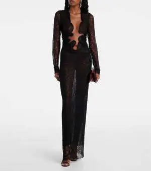 Christopher Esber Venus Sheer Lace Gown