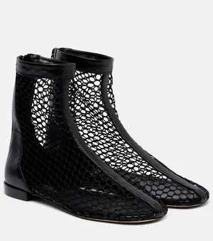 SOULIERS MARTINEZ Maxima Mesh Ankle Boots