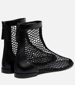 SOULIERS MARTINEZ Maxima Mesh Ankle Boots