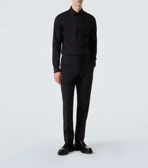 Prada Cotton-blend Shirt - Black