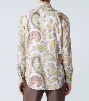Etro Paisley Cotton Poplin Shirt
