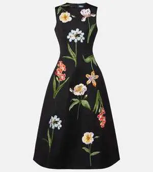 LEO LIN Cleo Floral Midi Dress