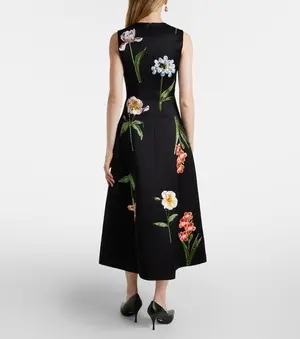 LEO LIN Cleo Floral Midi Dress