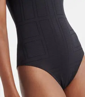 TOTEME Monogram Jersey Swimsuit