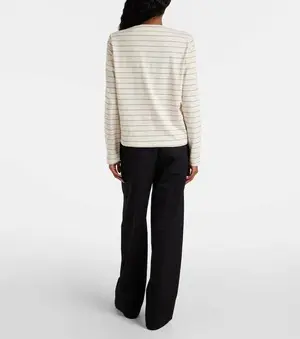 LESET Margo Striped Cotton Jersey T-shirt