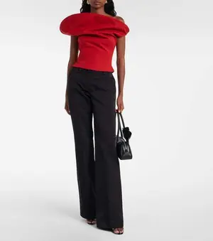 Magda Butrym Asymmetric Top - Red