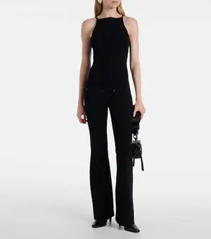 COURREGES Logo Jumpsuit - Black