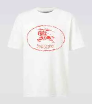 Burberry Logo Cotton-blend Jersey T-shirt