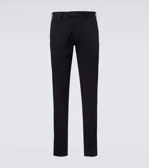 LARDINI Cotton-blend Slim Trousers