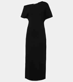 RÓHE Knitted One-shoulder Midi Dress