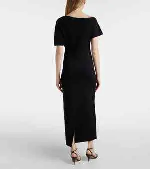 RÓHE Knitted One-shoulder Midi Dress