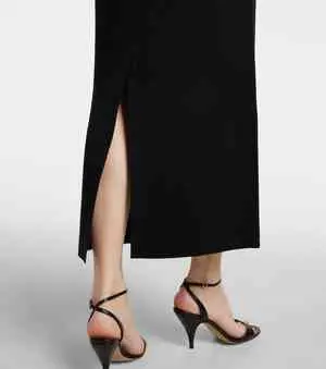 RÓHE Knitted One-shoulder Midi Dress