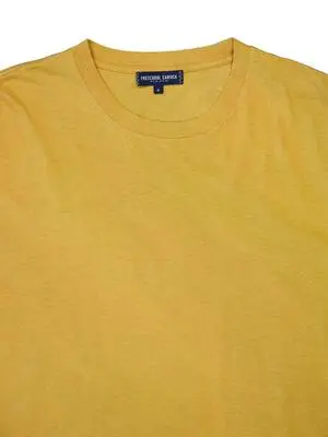 Frescobol Carioca Cotton-linen Blend T-shirt - Yellow