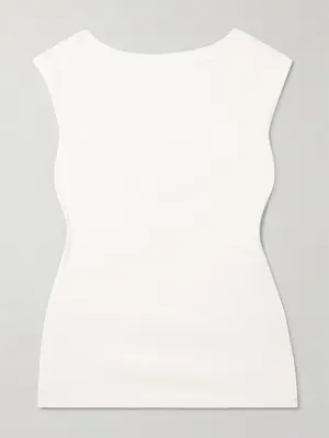 ST. AGNI Organic Cotton-jersey Top - White