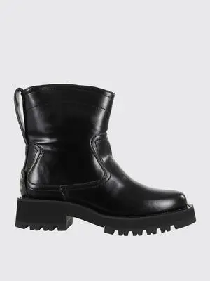 GANNI Lug Sole Boots - Black