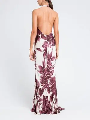 TWINSET Floral Print Maxi Dress