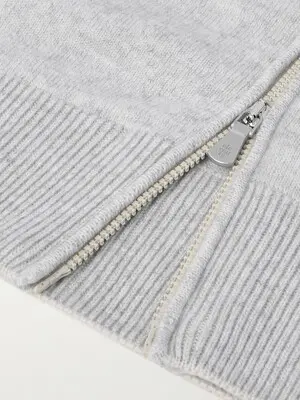 Eleventy Cashmere Zip-up Hoodie - Gray