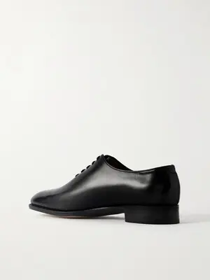 John Lobb Marldon Whole-cut Leather Oxford Shoes - Black