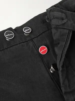 Kiton Straight-leg Lyocell-blend Twill Trousers