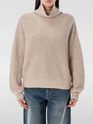Isabel Marant Étoile Ribbed Knit Turtleneck Pullover - Beige