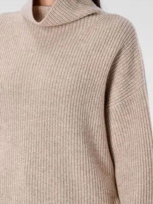 Isabel Marant Étoile Ribbed Knit Turtleneck Pullover - Beige