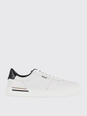 BOSS Lace Up Sneakers - White