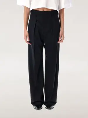 Isabel Marant Étoile Tailored Pleated Wide-leg Trousers - Black
