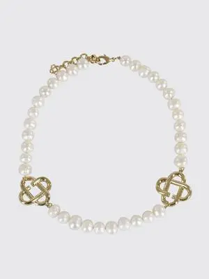 Casablanca Pearl And Tone Necklace - Gold