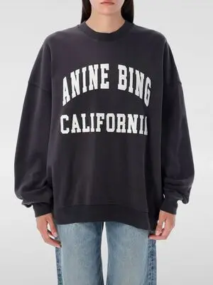 ANINE BING Printed Crewneck Sweatshirt