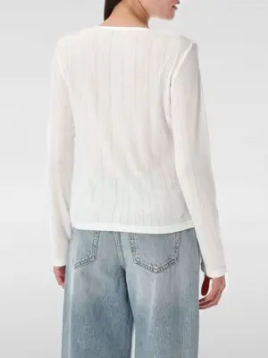 ANINE BING Henley Long Sleeve Top