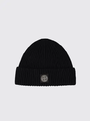 Stone Island Ribbed Cap - Black