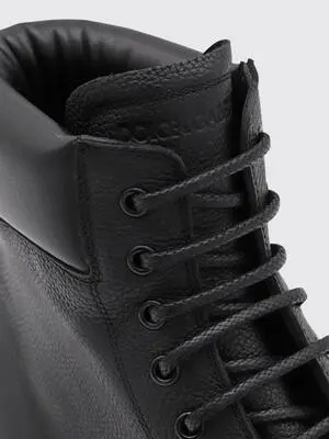Dolce & Gabbana Lace-up Leather Boots