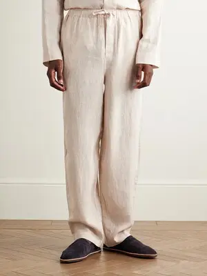 Derek Rose Linen Pajama Set